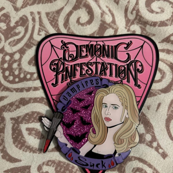 Dead Inside Casket Moving Enamel Pin Cemetery Funeral Mortuary Science ...