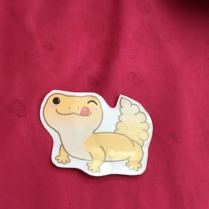 Cute Kawaii Leopard Gecko Stickers and Magnets - Etsy