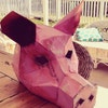 Pig Mask, Pig Paper Craft Template, DIY Printable Animal Mask, Instant ...