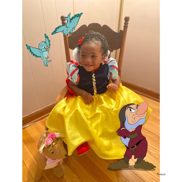 Handmade Snow White Dress-snow White Costume- Disney Princess ...