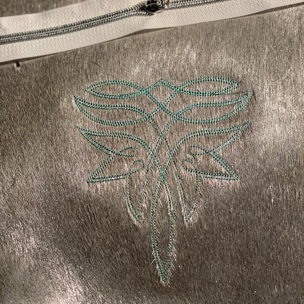 Large Western Cowboy Boot Toe Stitch Pattern Machine Embroidery Design ...