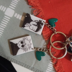 Gojo Satoru & Geto Suguru Keychain JJK Inspired Jewelry Polymer Clay ...