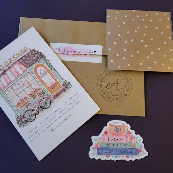 Jane Austen’s Books Stickers/emma, Sense and Sensibility, and Pride and ...