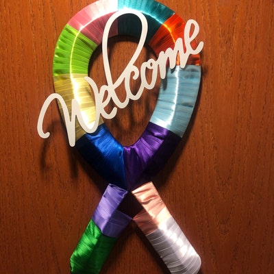 Remembrance Ribbon Wreath Formthe Ribbon Wire - Etsy
