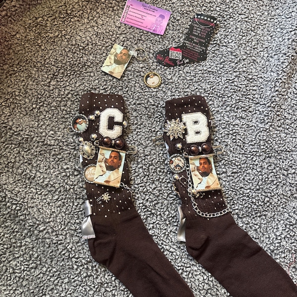Junk Socks, Socks, Bling Socks, Custom Socks, Charm Socks, Jewel Socks ...