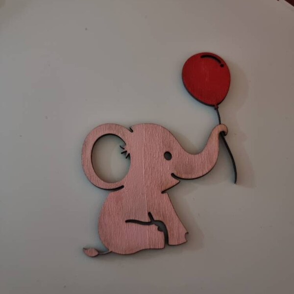 Baby Elephant SVG Cute Elephant Balloon Cut File Sweet Elephant Baby ...