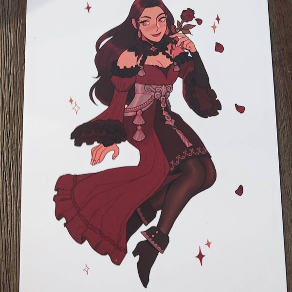 FE3H | Fire Emblem Three Houses Felix and Annette Professors Print - Etsy