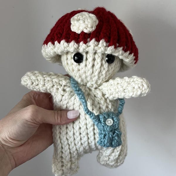 Mia Mushroom Loom Knitting Pattern - Etsy