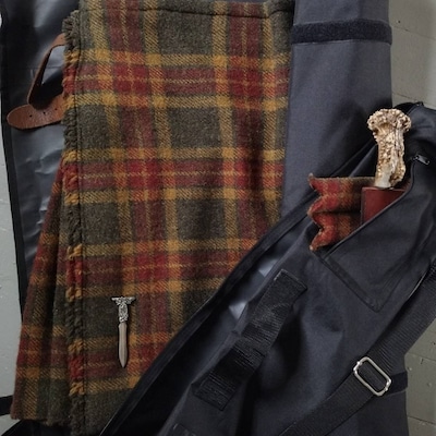 Mackenzie Ancient Tartan Homespun Wool Blend Tartan Fabric Machine ...