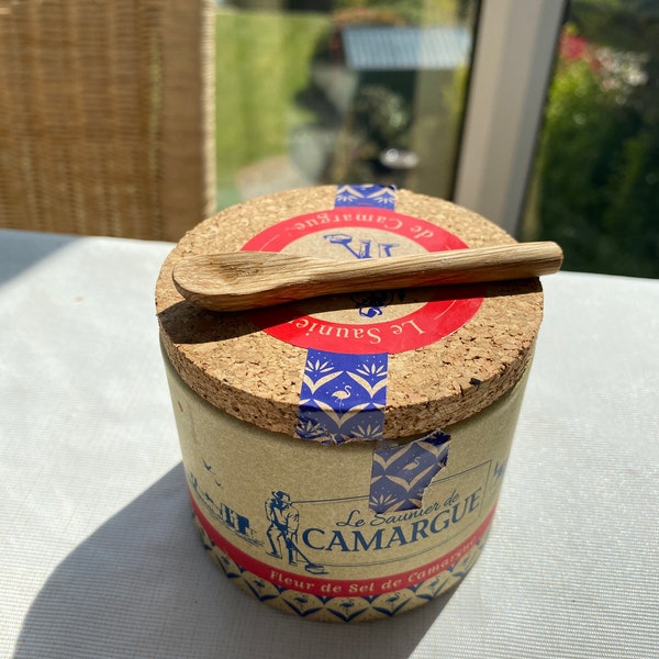 Small Wooden Salt Pig Spoon Handmade Reclaimed Oak 3" 75mm Spice ...