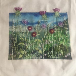 Floral Embroidery Kit 'cornish Coast' Modern Hand Embroidery Mother's ...