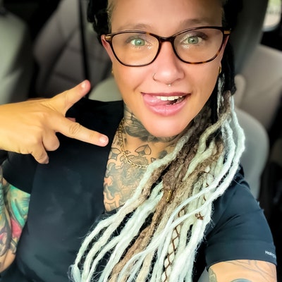 Double Ended Wool Dread Extensions Bohemian Dreads Dark Brown - Etsy