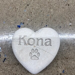 1 Custom Engraved 2 Stone With YOUR Words or Names 2 - Etsy