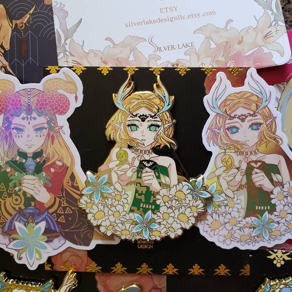 LOZ| Princess&link Hard Enamel Pin Collection - Etsy
