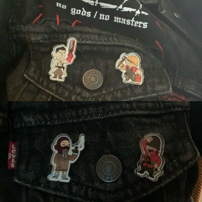 Team Fortress 2 RED Team Acrylic Pins - Etsy