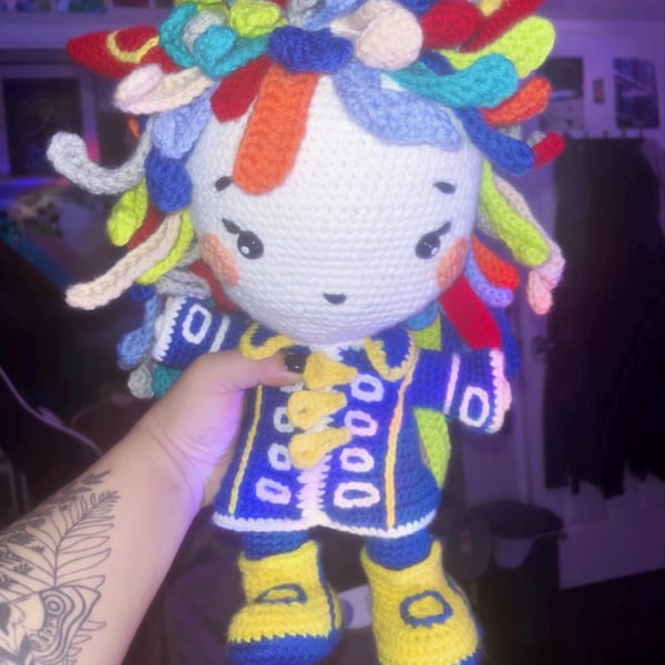 Kikuo Hoshi-kun Doll CROCHET PATTERN - Etsy