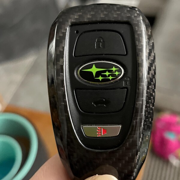 Set of 2 Key Fob Emblem Overlay Decals - Precision Cut - Any Colors ...