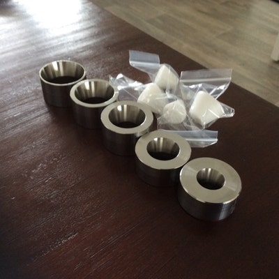 Delrin Folding Cone Set 1/4, 1/2, 5/8, 3/4 and Spacer Use With 17 ...
