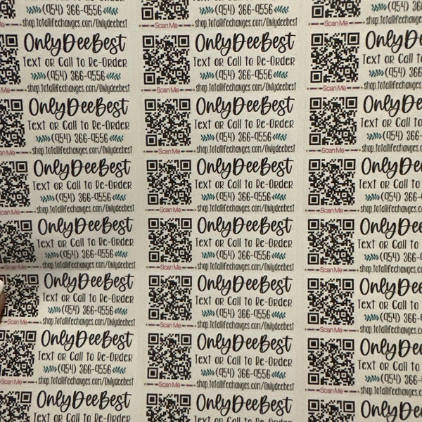 QR Code Referral Business Labels, Mailing Labelslarge Rectangular - Etsy