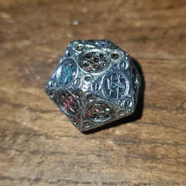 Cathedral Stained Glass Dnd Dice Set - Etsy