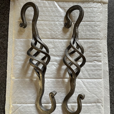 Shamrock Wall Hook Wrought Iron Coat Hat Hanger Hand Forged - Etsy