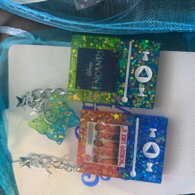 Turning Red Resin Keychain Red 4 Town Music Player - Etsy