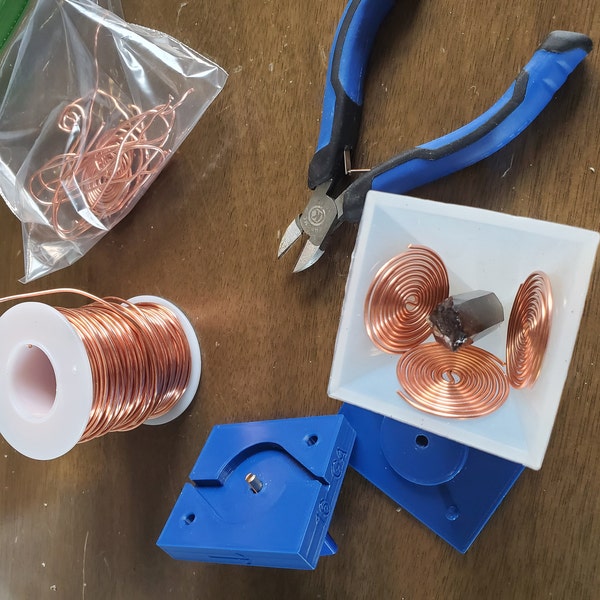 Large 77mm Tall Fibonacci Spiral Coil Winding Jig for Electroculture ...