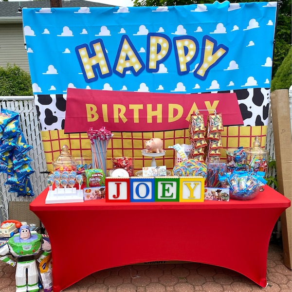 Custom Large Toy 3D Wooden Block Letter Wall Decor *DIY Assembly Kit ...