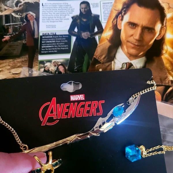 Loki Inspired Tesseract Pendant Necklace - Etsy