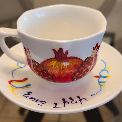 Armenian Coffee Cups, Ceramic Cups Armenian Style, Tea Bowl, Armenian ...