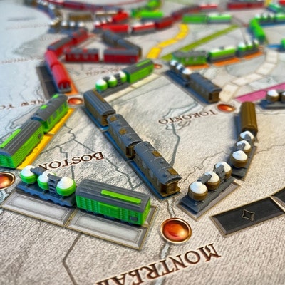 Ticket to Ride Ultimate Train Set No3 bullet/high Speed Trains ...