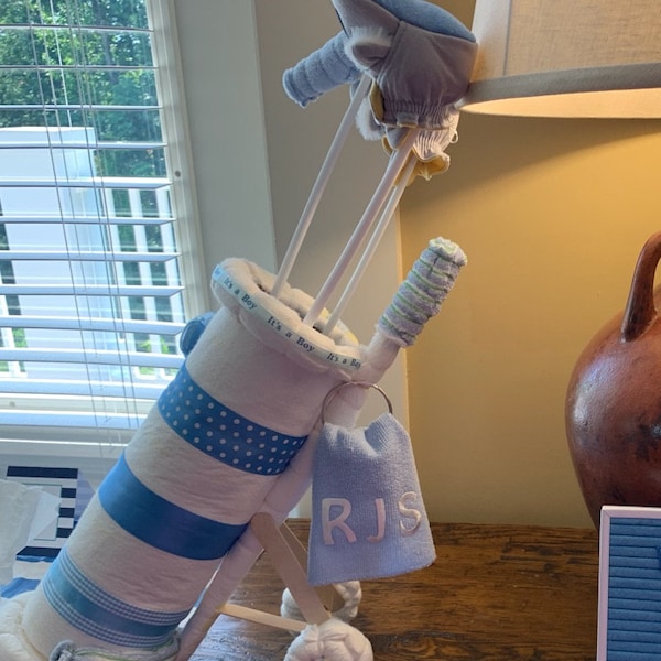 Instructions for Baby's 1st GOLF CLUB Set. Made From Diapers. Great ...