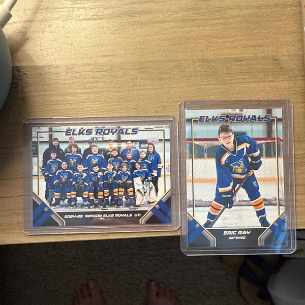 Custom Holographic Football Cards - Includes Magnetic Case, Free ...