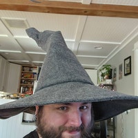 Black "crooked Mage" Witch Hat / Wizard Hat / Pointy Hat / Mage ...