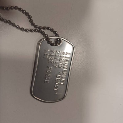 Simon 'ghost' Riley US Military Dog Tag Set - Etsy