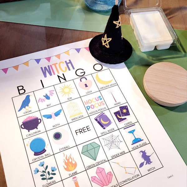 Handheld Printable Bingo Sign or Paddle Fan; Bingo Night Decoration; 8 ...