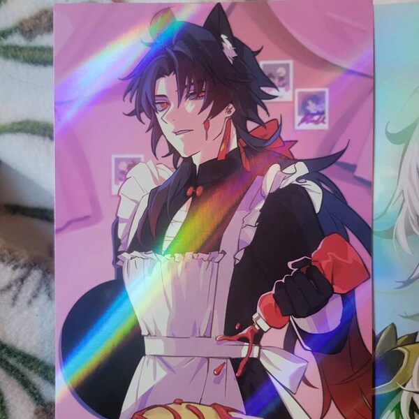 HSR IPC ID Cards Dr Ratio Aventurine Ratiorine Holographic Photocard - Etsy