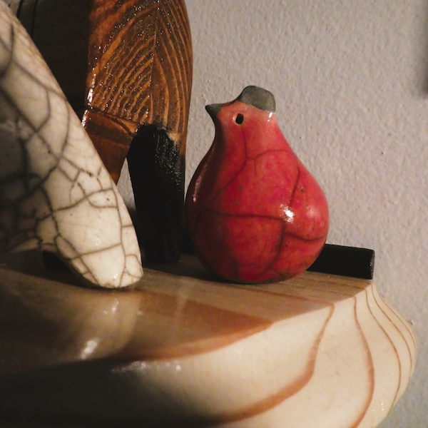 Raku Mini Chickens by Nathalie Hamill - Etsy UK