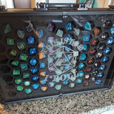 Yes I Need Them All Chest of Hoarding 26 Set Capacity Plexi Glass Dice ...