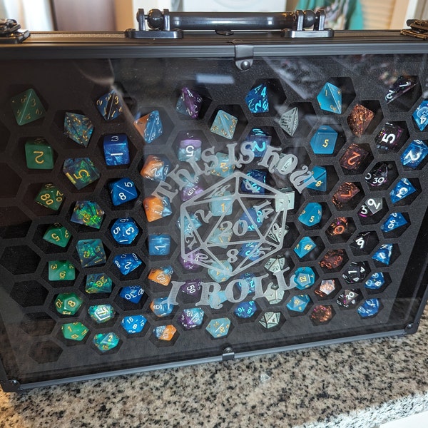 This is How I Roll | Chest of Hoarding | 26 Set Capacity | Plexi Glass ...