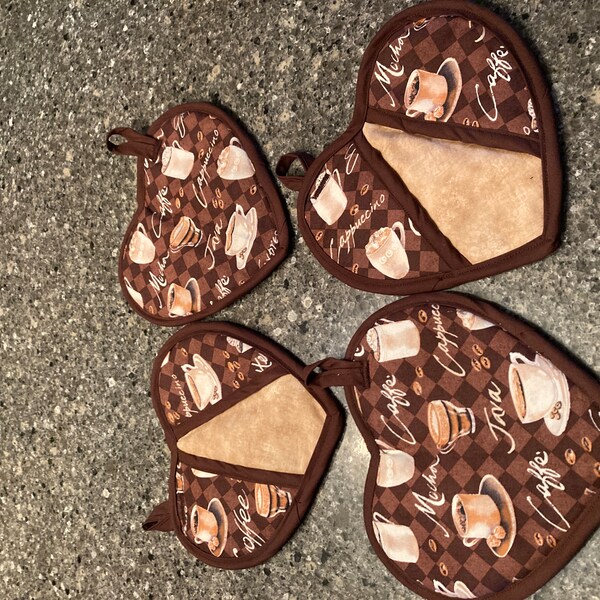 Coffee Fabric Oven Towel Dress, Cafe Oven Door Towel Dress, Oven Dress ...