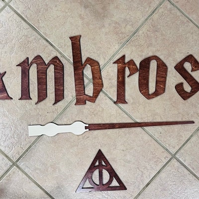 Wizard Nursery Sign Baby Name Sign Wizard Custom Wood Name Sign Over ...