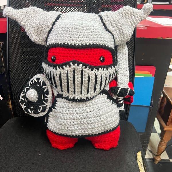 Dragon Knight | PDF Crochet Amigurumi Pattern | Fantasy Plushie With ...