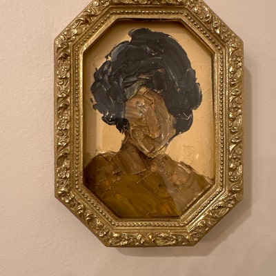 Faceless Painting, Abstract Face Art, Portrait Painting, Surreal Oil ...