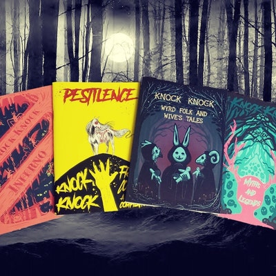 Knock Knock Horror Zine Inferno Edition. Horror Comic, Art Zine, Horror ...