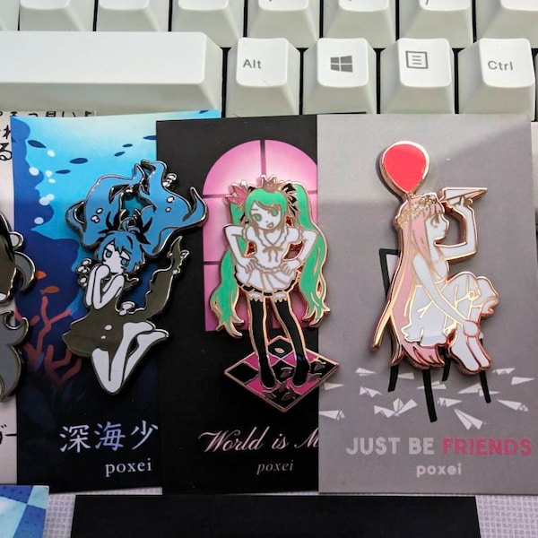 Vocaloid Song Enamel Pins Vol. 3 - Etsy