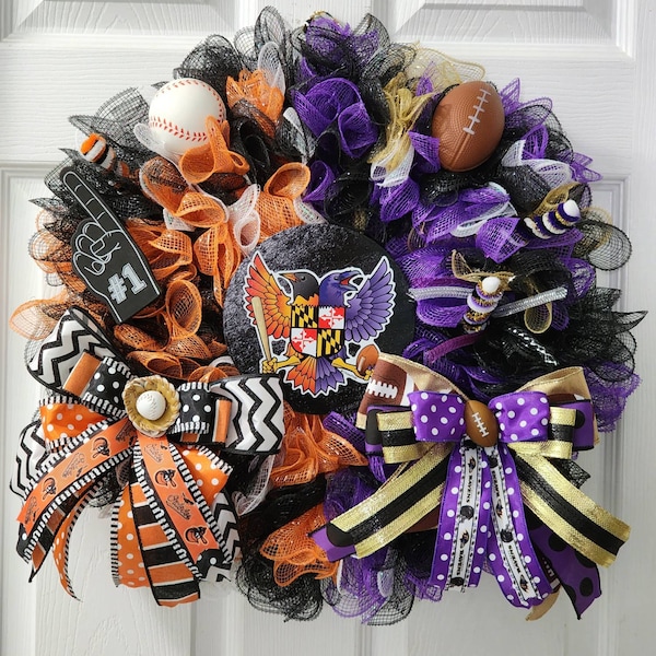 Baltimore Ravens Inspired Grosgrain Ribbon And/or Coordinating 1 ...