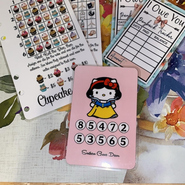 Roll the Dice Savings Challenge: A6 Budget Binder Game - Etsy