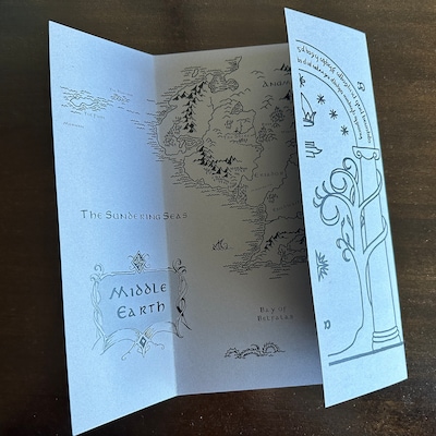 LOTR Wedding Seating Chart Instant Download Digital Canva Editable ...