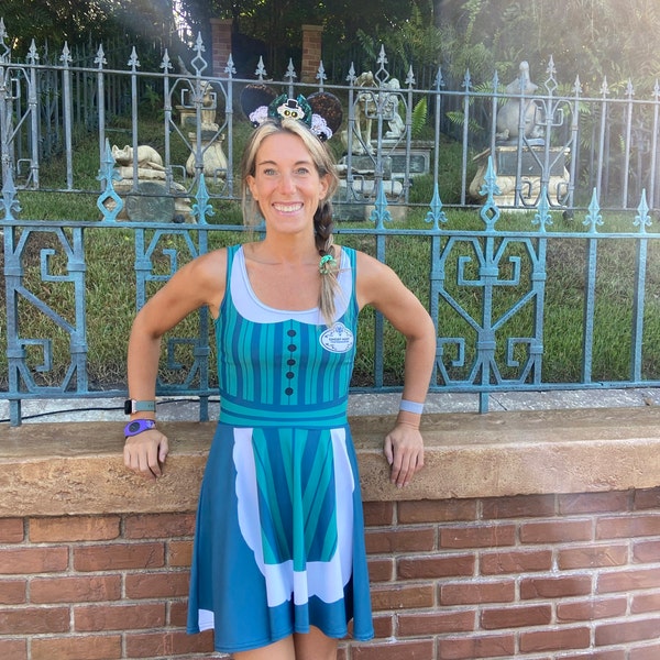 Haunted Ghost Hostess Skater Dress: Eerie Athletic, Disneybound ...